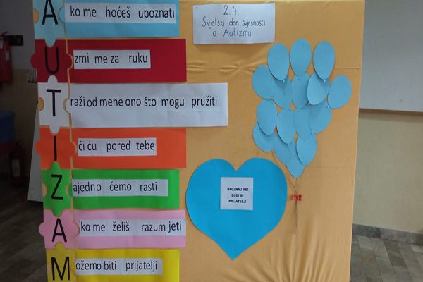 Dan svjesnosti o autizmu obilježen u OŠ Marka Marulića Ljubuški ...