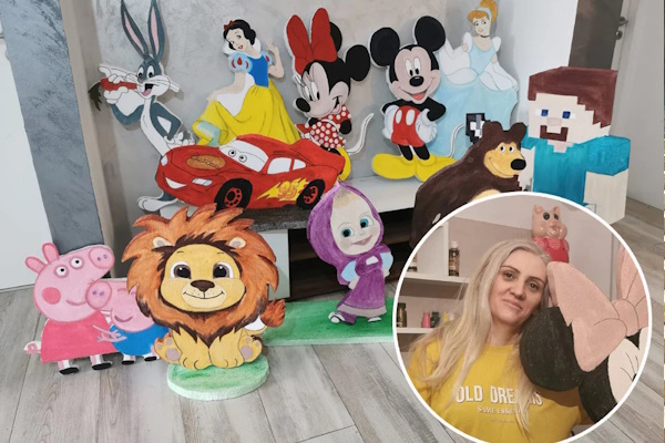 Kreativna Ivana Boras od stiropora izrađuje razne likove koji ...